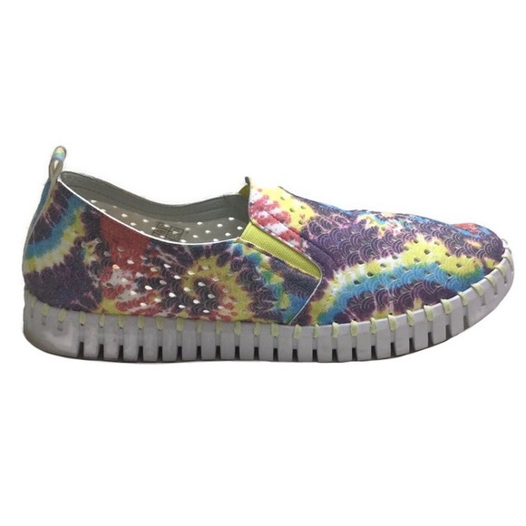 Ilse Jacobsen | Shoes | Ilse Jacobsen Tulip 4 Rainbow Tie Dye Double ...